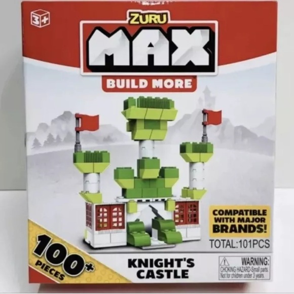 Zuru | Toys | Max Build More Knights Castle Toy Set Green And Red New ...